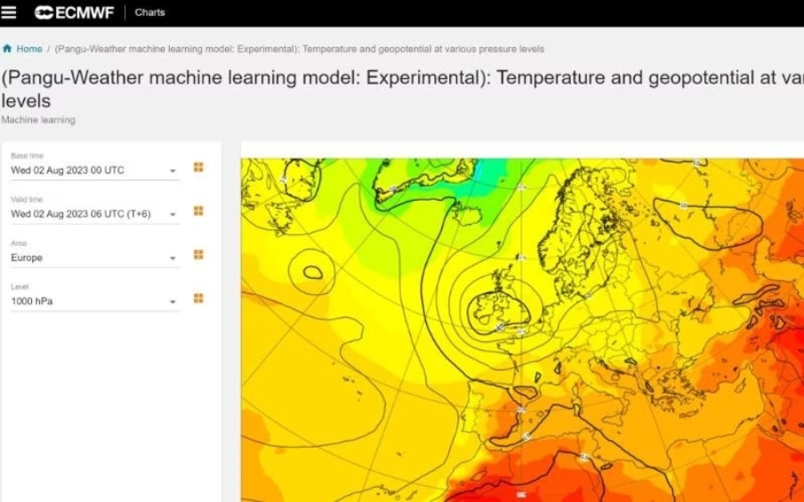 ICT Business | Pangu-Weather Model Now Available on ECMWF Website